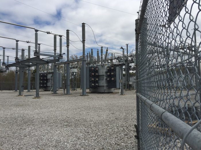 Perimeter Security For Electrical Transmission Substation